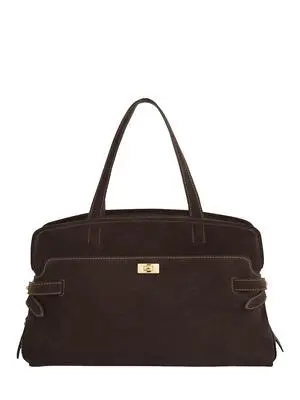 ANYA HINDMARCH Wilson Top-handle Bag - Truffle