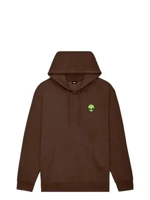 DALIX Alien Graphic Hoodie - Chestnut