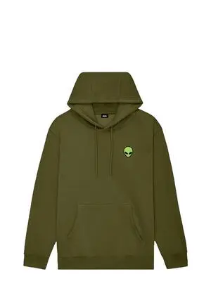 DALIX Alien Graphic Hoodie - Olive