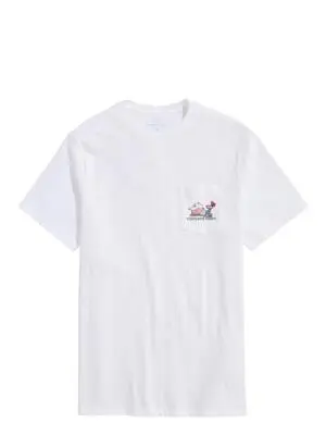 VINEYARD VINES Golfer Whale Pocket Graphic T-shirt