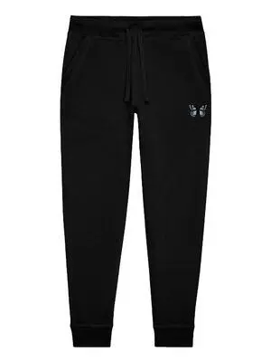 DALIX Butterfly Fleece Jogger Pant - Black