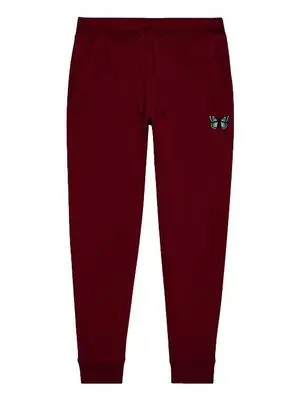 DALIX Butterfly Fleece Jogger Pant - Burgundy