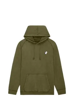 DALIX Ghost Mineral Washed Hoodie - Olive
