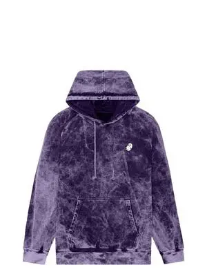 DALIX Ghost Mineral Washed Hoodie - Purple