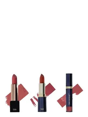 SIIA COSMETICS 3-pc. The Corals Set Medium Pink