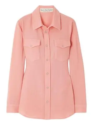 GOD’S TRUE CASHMERE Cashmere Relaxed Fit Shirt Blush