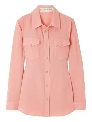GOD’S TRUE CASHMERE Cashmere Relaxed Fit Shirt - Pink