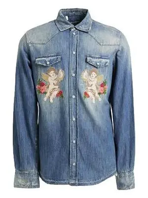 Dolce & Gabbana Denim Shirt Size Cotton - Blue