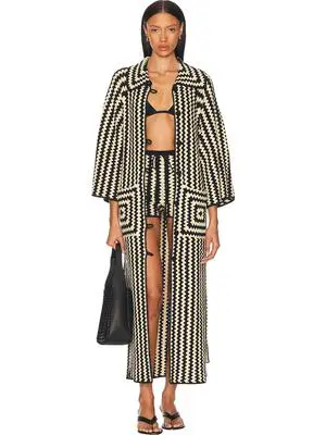 BY MALENE BIRGER Dina Coat - Black & White