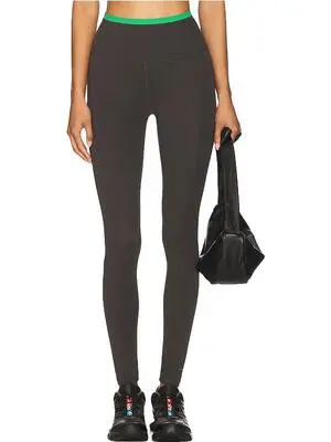 P.E Nation Vita Full Length Legging - Caviar & Kelly Green