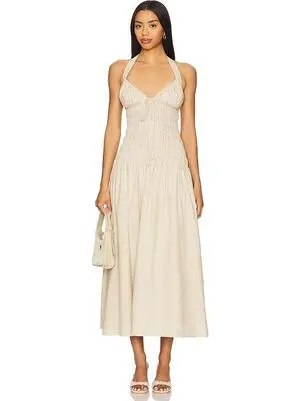 Tularosa Liya Midi Dress - Natural