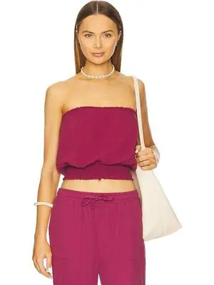 BOBI Strapless Top - Chutney