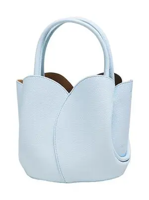 MELIE BIANCO Tulip Top-Handle Crossbody Tote Blue Pattern