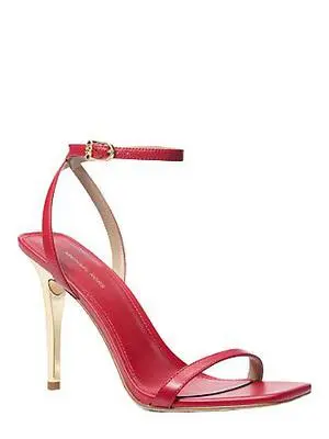 Michael Kors Liana Leather Sandal - Red