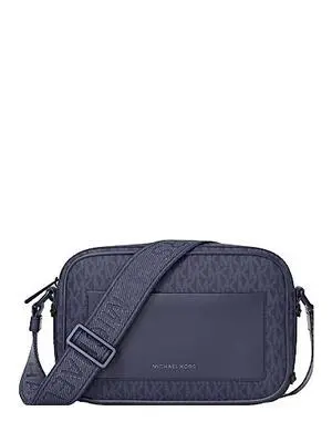 Michael Kors Michael Kors Maeve Large Signature Logo Crossbody Bag Blue
