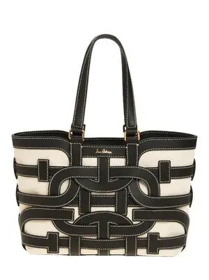 Sam Edelman Small Bay Leather Tote - Black