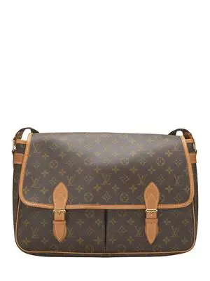LOUIS VUITTON Louis Vuitton Monogram Sac Gibeciere XL