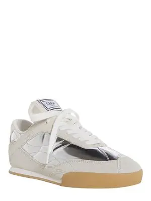 Chloé Kick Sneakers Silver