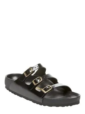 BIRKENSTOCK Birkenstock Florida High Shine Exquisite Sandals Black