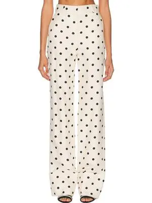 VALENTINO Valentino Patterned Wide Leg Pants