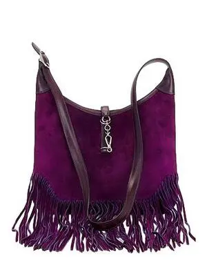 Hermès Veau Doblis Sac Trim Anate Shoulder Bag Violet