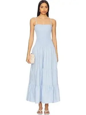 Peixoto Clementine Maxi Dress Baby Blue