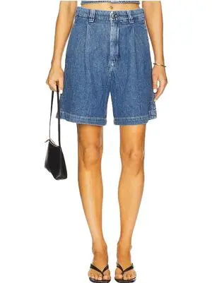 DL1961 Hepburn High Rise Denim Short - Great Falls