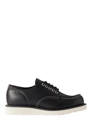 Red Wing 8079 Shop Moc Oxford Leather Derby Shoes - Black