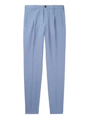 SLOWEAR Venezia 1951 Tapered Pleated Trousers - Blue