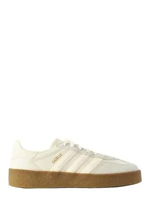 ADIDAS ORIGINALS Clot Gazelle Suede-trimmed Jacquard Sneakers - Cream
