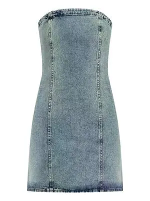 GESTUZ Nielle Denim Strapless Dress