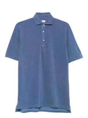 DOPPIAA Terry-cloth Polo Shirt - Blue
