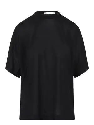 Carven Silk T-shirt - Black