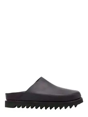 Guidi Leather Slides - Black