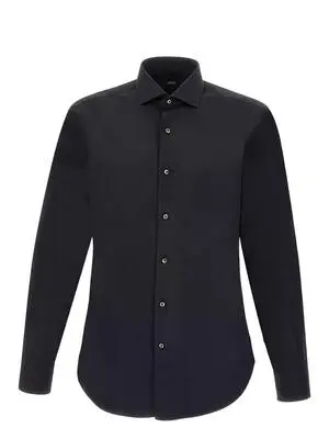 BARBA NAPOLI Long Sleeve Shirt - Black