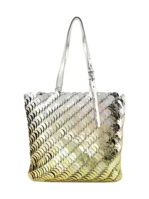 Rabanne Metallic Chainmail Tote Bag - Gold