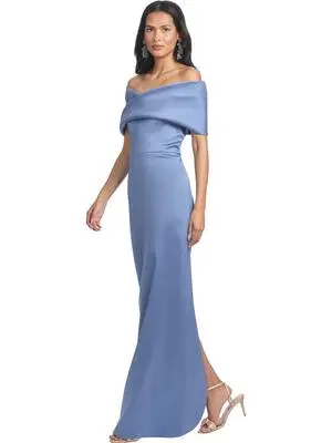 Sachin & Babi Viveca Off-the-shoulder Gown - Twilight