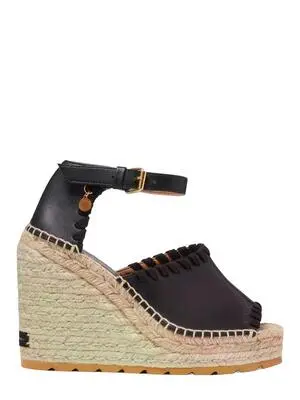 Stella McCartney 100mm Gaia Espadrilles - Black
