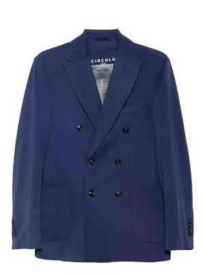 CIRCOLO 1901 Double-breasted Blazer - Blue