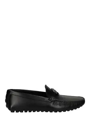 Roberto Cavalli Leather Loafers - Black
