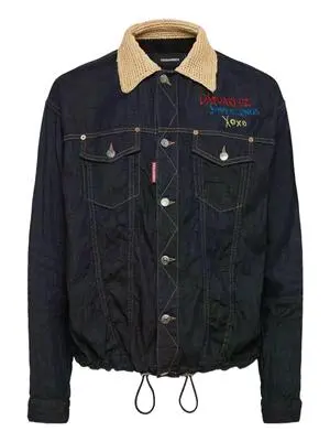 Dsquared2 Cotton-blend Denim Trucker Jacket - Blue
