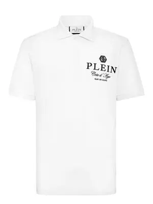 Philipp Plein Ss Club The Course Polo Shirt - White