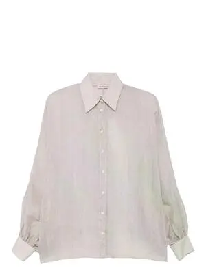 BLANCA VITA Striped Shirt - Neutrals