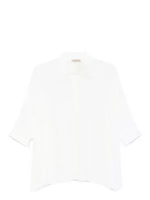 BLANCA VITA Batwing-sleeves Shirt - White