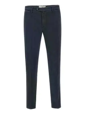 BRIGLIA 1949 Cotton Trousers - Blue