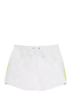Sundek Elasticated-waist Swim Shorts - White