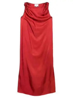 Loulou De Saison Moun Midi Dress - Red
