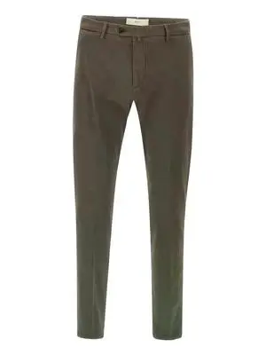 BRIGLIA 1949 Cotton Trousers - Brown