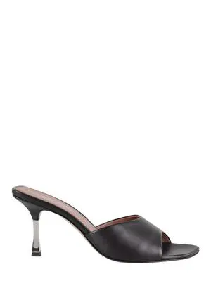 Paris Texas 75mm Lorena Mules - Black