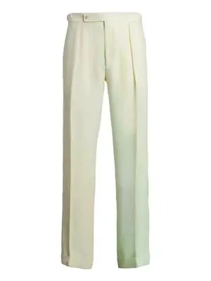RALPH LAUREN PURPLE LABEL Silk Pleated Trousers